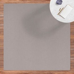 Bilderwelten Kork-Teppich Unifarben grau Korkmatte - Achatgrau - Deko Wohnzimmer Schlafzimmer