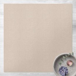 Bilderwelten Kork-Teppich Unifarben beige Korkmatte - Meersand - Deko Wohnzimmer Schlafzimmer