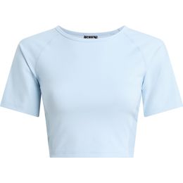 Energetics Damen T-Shirt "DA.-T-SHIRT OLENE II SHORT SLEEVE W"blau light, Gr. S, Jersey, Obermaterial: 83% Polyester, 17% Elasthan, Shirts,