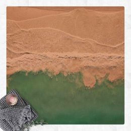 Bilderwelten Kork-Teppich Motiv t&uuml;rkis Strand Korkmatte - Das Meer - Landschaft Wohnzimmer Schlafzimmer