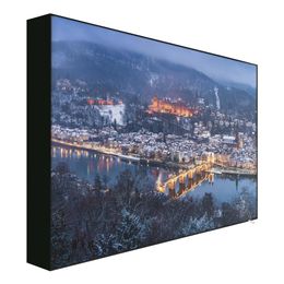 Bilderwelten Akustik-Wechselbild Winterliches Heidelberg