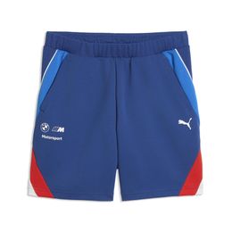 Sporthose Puma "BMW M MOTORSPORT Sportswear Shorts Herren", Herren, Gr. XS, Normalgr&ouml;&szlig;en, pro blau m color, Obermaterial: 68% Baumwolle, 32% Polyester. Einsatz: 72% Baumwolle, 28% Polyester. Vorderer Einsatz: 28% Polyester, 72% Baumwolle. Seitentasche &ndash; Oben: 100% Baumwolle. Seitentasche &ndash; Unten: 68% Baumwolle, 32% Polyester, unifarben, regular fit, Hosen Sporthose