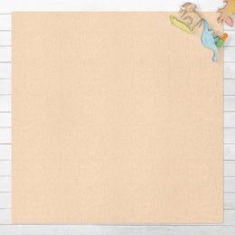 Bilderwelten Kork-Teppich Unifarben beige Korkmatte - Cr&egrave;me - Deko Wohnzimmer Schlafzimmer