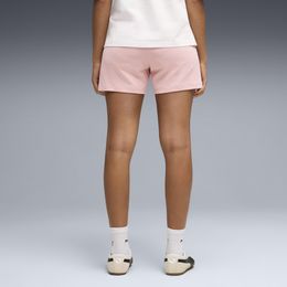Puma Damen Sporthose "Essentials Elevated Mid-Rise 5" Shorts Damen"rosy outlook pink, Gr. M, Obermaterial: 100% Baumwolle. Taschenfutter: 100%