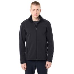 Softshelljacke Vaude "MEN'S EVERHIKE SOFTSHELL JACKET", Herren, Gr. 3XL, schwarz, Softshell, Obermaterial: 100% Polyester. Futter: 100% Polyester, unifarben, regular fit normal, Rundhals, eingesetzt gerader Abschluss mit Klettverschluss, Jacken Softshelljacke, f&uuml;r vielseitige Outdoor- und Sportaktivit&auml;ten, wasserabweisend
