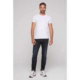 CAMP DAVID Herren Regular-fit-Jeans, blau, Gr. 31, Abriebeffekte, Denim/Jeans, Material: 89% Baumwolle, 9% Polyester, 2% Elasthan, Zusatz: Enth&auml;lt