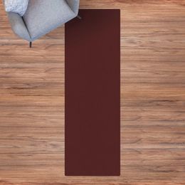 Bilderwelten Kork-Teppich Unifarben rot Korkmatte - Burgund - Deko Wohnzimmer Schlafzimmer