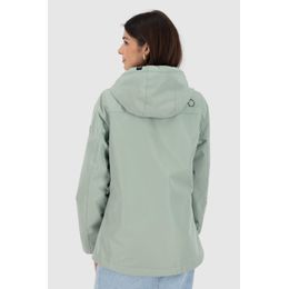 alife and kickin ALIFE & KICKIN Damen Outdoorjacke "LilouAKA", gr&uuml;n, Gr. XXL, unifarben, Web, Obermaterial: 100% Polyester, Jacken, leichte, taillierte &Uuml;bergangsjacke