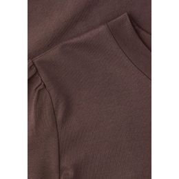 Damen V-Shirtmahogany braun, Gr. 46, STREET ONE STUDIO, Shirts, Rundhalsausschnitt