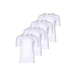 s.Oliver Damen T-Shirt "T-Shirt 4er Pack", wei&szlig;, Gr. XL, Obermaterial: 95% Baumwolle CO. 5% Elasthan EL., Shirts