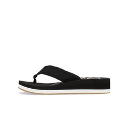 O`Neill O'NEILL Damen Zehentrenner "AGATE WOMEN SEMI-WEDGE", Gr. 41, schwarz, Synthetik, Schuhe