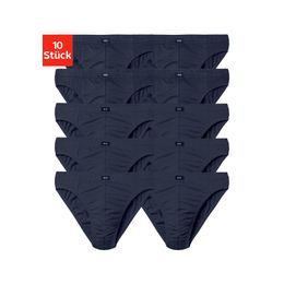 H.I.S. H.I.S Herren Slip "M&auml;nner Unterhose", Gr. 3, blau, Jersey, Obermaterial: 95% Baumwolle, 5% Elasthan, unifarben, Unterhosen, in Unifarben