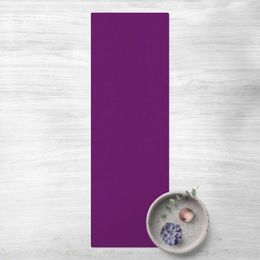 Bilderwelten Kork-Teppich Unifarben violett Korkmatte - Colour Purple - Deko Wohnzimmer Schlafzimmer