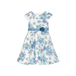 DANAMADE M&auml;dchen Partykleid "DANAMADE Dresses DNEYLA", blau, Gr. 104, Oberstoff: 75%Polyester 25%Viskose / Futter: 100%Polyester, Kleider