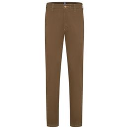 MEYER Herren Chinos "M5 Chino 9-6001", braun, Gr. 33, unifarben, 98% Baumwolle, 2% Elasthan, Hosen, M5 Serie