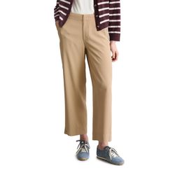 Marc O'Polo Damen Chinohose "aus LENZING Lyocell", beige, Gr. L, MARC O'POLO DENIM, unifarben, Obermaterial: 100% Lyocell, Hosen
