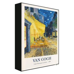 Akustik-Wechselbild Vincent van Gogh - Caf&eacute;-Terrasse in Arles - Museumsedition
