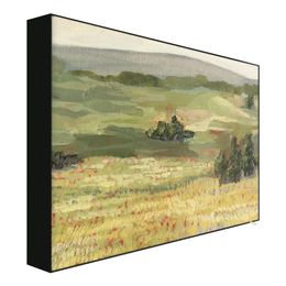 Bilderwelten Akustik-Wechselbild Wiese am Morgen I