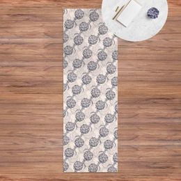 Bilderwelten Kork-Teppich Vintage blau Kulinarisch Korkmatte - Florale Eleganz Artischocke - Gem&uuml;se Wohnzimmer Schlafzimmer
