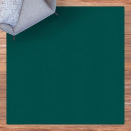 Bilderwelten Kork-Teppich Unifarben gr&uuml;n Korkmatte - Piniengr&uuml;n - Deko Wohnzimmer Schlafzimmer