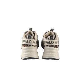 Buffalo Damen Trainingsschuh "Buffalo Para Vegan Nubuck/Nappa/Mesh", Gr. 40beige, schwarz, leo, Synthetik, Schuhe