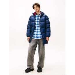 Tommy Jeans Herren Steppjacke "TJM ESSENTIAL DOWN PARKA", blau, Gr. XXL, Web, Obermaterial: 100% Nylon. Futter: 100% Polyester. F&uuml;llung: 100% Daunen,