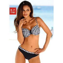 Lascana Set: B&uuml;gel-Bikini mehrfarbig Gr. 34 Cup B. Mit B&uuml;gel