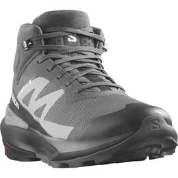 Salomon Herren Outdoorschuh "ELIXIR ACTIV MID GORE-TEX", Gr. 44,5, grau, Synthetik, Textil, Schuhe, wasserdicht dank Gore-Tex Membrane