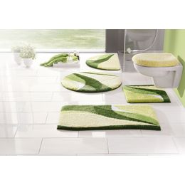 Badematte OTTO HOME, H:20mm, gr&uuml;n, Polyacryl, Badematten, "Magnus, Badvorleger, Badezimmer Teppich", mehrfarbig, Badteppich, Badematten auch als 2