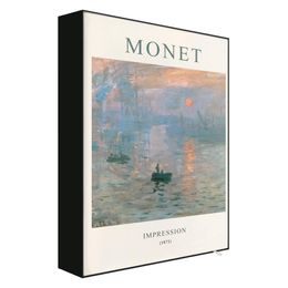 Bilderwelten Akustik-Wechselbild Claude Monet - Impression - Museumsedition