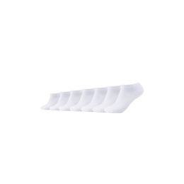 Camano Herren Sneakersocken "7er Pack", Gr. 39, wei&szlig;, 80% Baumwolle, 17% Polyamid, 3% Elasthan, uni, Socken