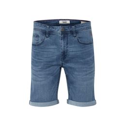 Jeansshorts Blend "Shorts BHBendigo", Herren, Gr. XL, N-Gr, blau (denim middle blau), Obermaterial: 70% Baumwolle CO. 24% Polyester PES. 4% Viskose CV. 2% Elasthan EL., Jeans Jeansshorts