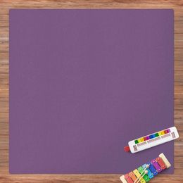 Bilderwelten Kork-Teppich Unifarben violett Korkmatte - Flieder - Deko Wohnzimmer Schlafzimmer