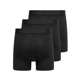 Only & Sons ONLY & SONS Herren Trunk "ONSFITZ SOLID BLACK TRUNK 3PACK NOOS", Gr. XXL, schwarz-wei&szlig;, Jersey, Obermaterial: 95% Baumwolle, 5% Elasthan, unifarben
