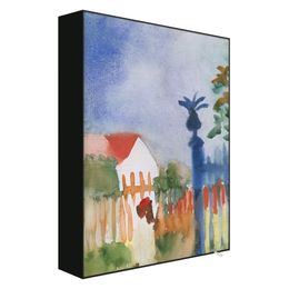 Bilderwelten Akustik-Wechselbild August Macke - Gartentor