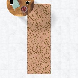 Bilderwelten Kork-Teppich Illustration gr&uuml;n Korkmatte - Dicker Borstenpinsel Taunus - Deko Wohnzimmer Schlafzimmer