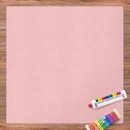 Bilderwelten Kork-Teppich Unifarben rosa Korkmatte - Ros&eacute; - Deko Wohnzimmer Schlafzimmer