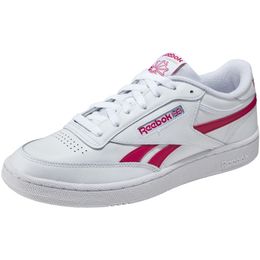 Sneaker Reebok CLASSIC "Club C Revenge", Herren, Gr. 37,5, wei&szlig; (wei&szlig;, rot), Leder, Schuhe Sneaker