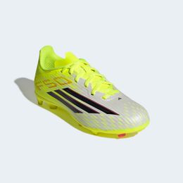 Fu&szlig;ballschuh adidas Performance "F50 LEAGUE FIRM GROUND / MULTI GROUND KIDS", Kinder, Gr. 33, team solar gelb 2, core schwarz, lucid rot, Synthetik, Textil, Schuhe Fu&szlig;ballschuh, f&uuml;r viele verschiedene B&ouml;den geeignet, f&uuml;r Kinder & Jugendliche