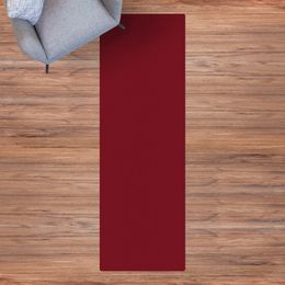 Bilderwelten Kork-Teppich Unifarben rot Korkmatte - Amarena - Deko Wohnzimmer Schlafzimmer