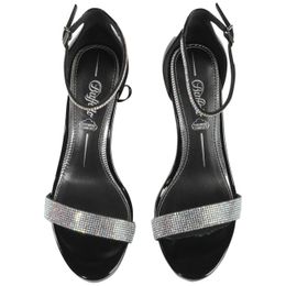 Buffalo Damen High-Heel-Pumps "Buffalo Buffalo Monroe 2 - Vegan Paten", Gr. 41, schwarz, Kunstfaser, unifarben, Schuhe