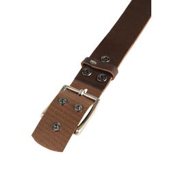 Damen Lederg&uuml;rtel "Wechselg&uuml;rtel", braun, Gr. 105, RETTUNGSRING G&Uuml;RTEL, B&uuml;ffelleder, G&uuml;rtel