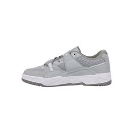 DC Shoes Herren Schn&uuml;rschuh "Construct", Gr. 6, grau, Obermaterial:54.6% Leder, 20.9% Synthetikmaterial, 25.5% Polyester., Schuhe