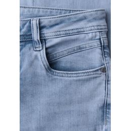 Street One Damen Slim-fit-Jeans, blau, Gr. 36, unifarben, Jeans, 85% Baumwolle, 9% Polyester, 4% Elastomultiester, 2% Elasthan, Jeans, im Denim-Style