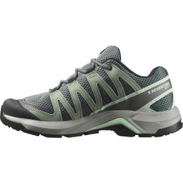 Salomon Damen Wanderschuh "X-ADVENTURE RECON W", Gr. 40,5, gr&uuml;n, Leder, Textil, Schuhe