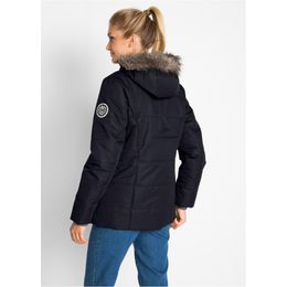 bonprix Damen Winterjacke "Winterjacke in 2-in1 Optik", schwarz, Gr. 38, unifarben, Web, Obermaterial: 100% Polyester. Futter: 100% Polyester.