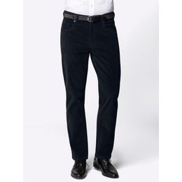 CLASSIC Herren Cordhose, blau, Gr. 60, unifarben, 98% Baumwolle, 2% Elasthan, Hosen