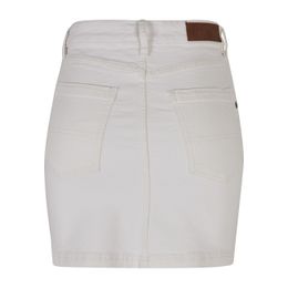 Urban Classics Damen Jerseyrock "Urban Classics Damen Ladies Organic Stretch Denim Mini Skirt", wei&szlig;, Gr. 31, unifarben, 50% Baumwolle (Bio), 48%