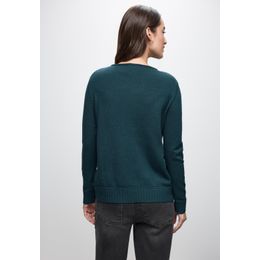 Street One Damen Strickpullover, gr&uuml;n, Gr. 36, unifarben, Stoff, 33% Polyester, 31% Polyacryl, 24% Baumwolle, 12% Polyamid, Pullover, mit