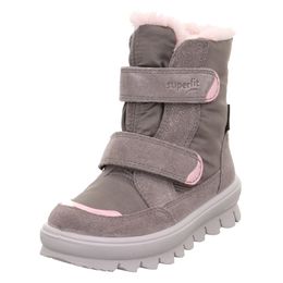 Superfit Damen Winterstiefel "FLAVIA, WMS: mittel", Gr. 29, grau, Leder, Polyester, Veloursleder, Schuhe, Stiefel mit wasserdichtem GORE TEX,
